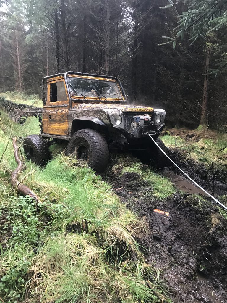 Our Yellow Defender 90 – Stryker Landrover