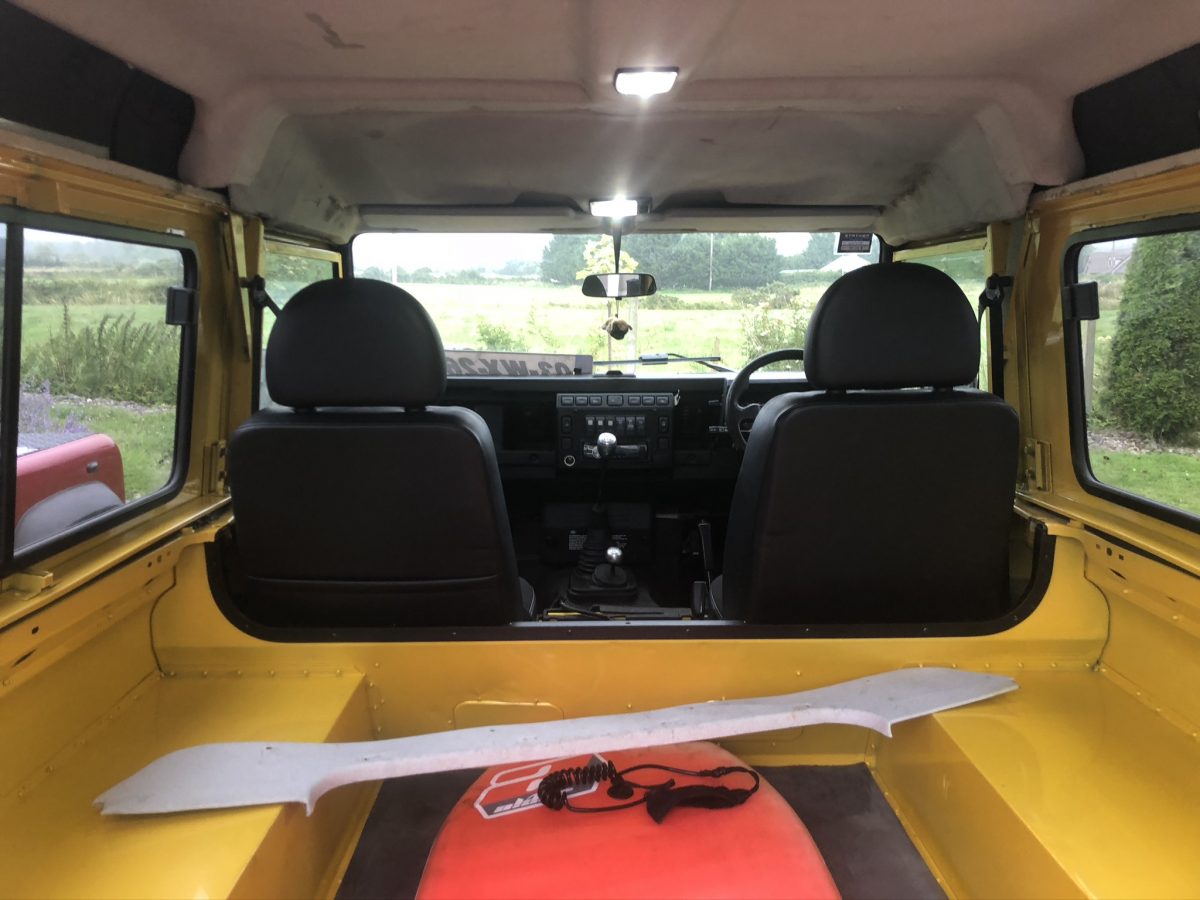Our Yellow Defender 90 – Stryker Landrover